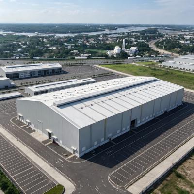 China Anti-Seismic Prefabricated Metal Warehouse Building Frame Construction for Earthquake Prone Zones Industrial Warehouse for sale
