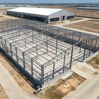 China Prefabricated Insulated Metal Chicken House Building for All-season Poultry Production Broiler Layer Farm Warehouse Shed for sale