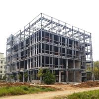 China Premium Multi-story Steel Frame Building for Luxury Coworking Spaces and Industrial Manufacturing Warehouse Sheds for sale