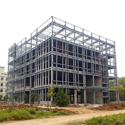 China Premium Multi-story Steel Frame Building for Luxury Coworking Spaces and Industrial Manufacturing Warehouse Sheds for sale