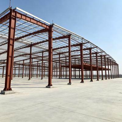 China Modern Steel Structure Warehouse Building Construction for E-commerce Logistics Fulfillment Center Distribution Storage for sale