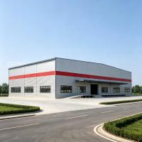 China Modern Steel Structure Warehouse Building Construction for E-commerce Logistics Fulfillment Center Distribution Storage for sale
