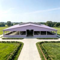 China Insulated Roof Steel Structure Cattle Shed to Reduce Heat Stress Industrial Manufacturing Factory Warehouse Shed Room for sale
