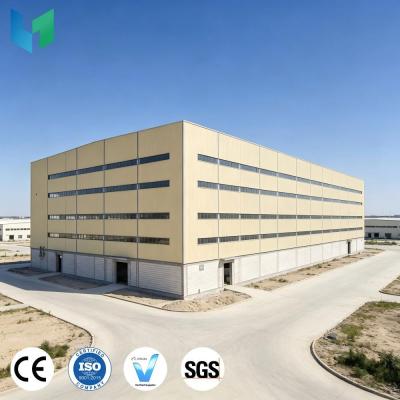 China Warehouse Steel Structure Building Pre-engineered Metal Frame Shed for Logistics Park Project for sale