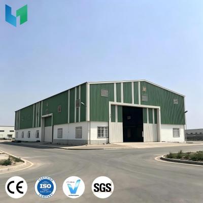 China Multi Span Warehouse Steel Structure Building Metal Roof Shed for Bulk Material Storage for sale