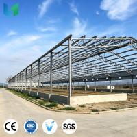 China Steel Structure Poultry House Building Wide Span Frame for Duck and Goose Raising Use for sale