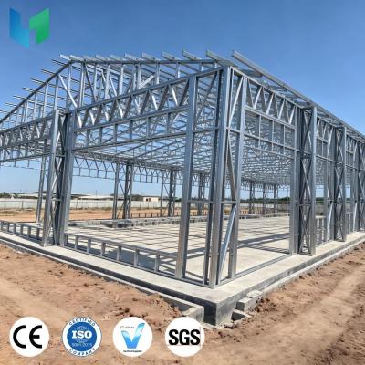 China Steel Structure Poultry House Building Modular Frame for Free Range Chicken Housing Use for sale