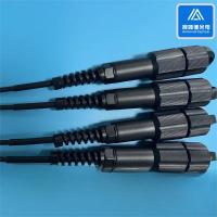 China 8 Cores SM Armored FTTA Patch Cord 100M CPRI Patch Jumper With PDLC Connector LSZH for sale
