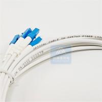 China 6 Core Armored Patch Cord 20m Fc Lc Patch Cord 5.0mm White  LSZH FTTH ODN for sale