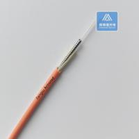 China Simplex MM Spiral Armored Fiber Cable 3.0mm Orange PVC Rodent Resistant FTTH for sale