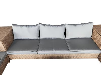 China Outdoor Wicker 3-Seater Patio Rattan Sofa for sale