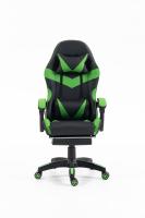 China Racing Style Gaming Chair with Retractable Footrest High Density Sponge Computer Office Chair for sale