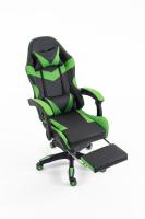 China Racing Style Gaming Chair with Retractable Footrest High Density Sponge Computer Office Chair for sale
