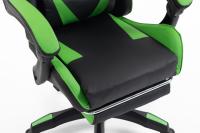 China Racing Style Gaming Chair with Retractable Footrest High Density Sponge Computer Office Chair for sale