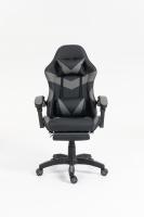China Racing Style Gaming Chair with Retractable Footrest High Density Sponge Computer Office Chair for sale