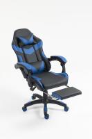 China Racing Style Gaming Chair with Retractable Footrest High Density Sponge Computer Office Chair for sale