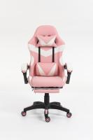 China Racing Style Gaming Chair with Retractable Footrest High Density Sponge Computer Office Chair for sale