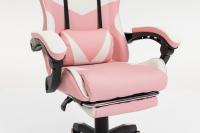 China Racing Style Gaming Chair with Retractable Footrest High Density Sponge Computer Office Chair for sale