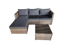 China Outdoor Patio Rattan Stool with Cushion for sale