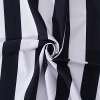 China Mercerized Cotton Striped Fabric 143cm Width 175g Weight for Polo Shirts and T-Shirts for sale