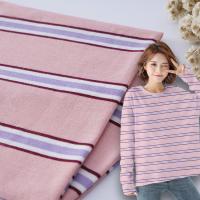China Yarn Dyed Striped Cotton Fabric 185cm Width 220g Weight for Apparel and Home Decor for sale