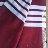 China Yarn-Dyed Plain Knit Striped Cotton Fabric 350gsm 180cm Width for French Terry Hoodies for sale