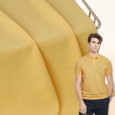 China 235g 32S Heavy Weight Cotton T-Shirt Fabric - Tight Combed Pique Texture 185cm Width for sale
