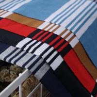 China 185cm Wide Striped Cotton Fabric 220g Heavy Weight for Leisure Wear and Sweatshirts for sale