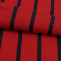 China Mercerized Cotton Striped Fabric 175cm Width 170-175g Weight for Polo Shirts and Apparel for sale