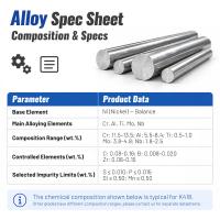 China K403 Cast Superalloy Master Alloy Bar for sale