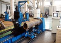 China CNC4 Flame Plasma Tube Cutting Machine Customized Voltage 200-1400mm Pipe Diameter for sale