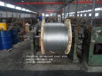 China ASTM A 475 Galvanized Guy Wire / Steel Cable Wire With Excellent Anti Rust Performance for sale