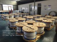 China 19x2.54mm Galvanized Steel Wire Cable For Messenger ASTM A 475 Class A EHS for sale