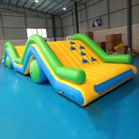 China Bounica Floating Inflatable Water Slide With TUV Certificate for sale