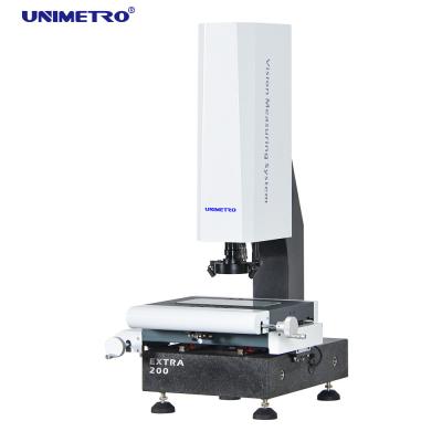 China Semi-Automatic Vision Measuring Machine with 2.5um Repeatability Motorized Z Axis and HD CCD Camera for sale