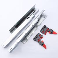 China Mail Packing Y Hardware Accessories Three Section Full Pull-out Track Drawer Slides for sale