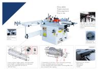 China Multifunctional Woodworking Combination Machine for Wood Processing in Restaurants for sale