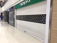 China Automatic Punche Metal Roller Shutter Door / Custom Industrial Rolling Shutter for sale