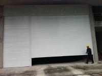 China 77mm Energy Saving Foam Filled Aluminum Roller Shutter Door with Polyurethane Foam Insulation for sale
