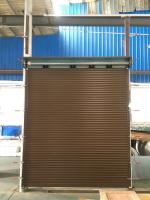 China 65mm Power Driven Customizable Aluminum Roller Shutter Door with Double Skin Extruded Design for sale
