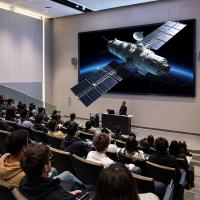 China Strong Compatibility Polarized 3D Screen Aerospace Engineering Training System Display for sale