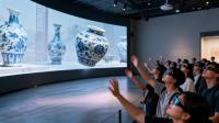 China High Brightness Polarized 3D Screen Museum Cultural Relics 3D Restoration Display for sale