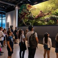 China Low Crosstalk Polarized 3D Screen Theme Park 3D Interactive Tourism Display for sale