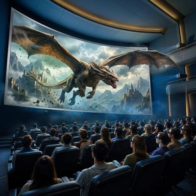 China High Refresh Rate Polarized 3D Screen Tourism Attraction 3D Promotion Display for sale
