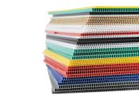 China Heat Resistant Coroplast Sheets 48 X 96 Inch Fluted PP Sheet for sale