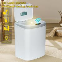 China Portable Electronic Household Kitchen Induction Garbage Bin Automatic Sensor Mini Indoor Plastic Smart Trash Can for sale