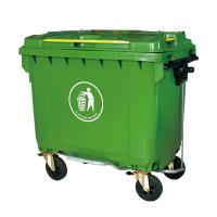 China 660 Liter Plastic Waste Container Trash Bin Waste Bin Garbage Can for sale