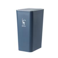 China New Design Wholesale House Hold Rectangular Plastic Sorting Trash Can with Lid for sale
