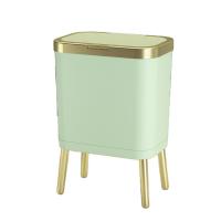 China Popular Nordic Rectangular Trash Can Waste Bins Dustbin Kitchen Trash Can for sale