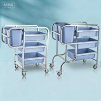 China Commercial Detachable Dish Collecting Cart 5-Drawer Storage Trolley for Hotel Restaurant Dish & Plate Collection for sale